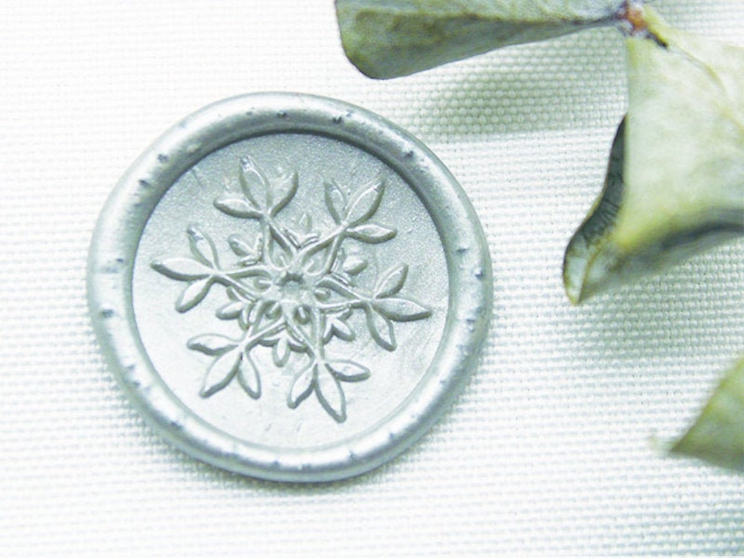 Snowflake Wax Seal Stamp - Christmas Wax Sealing Stamp - Winter Gift ...