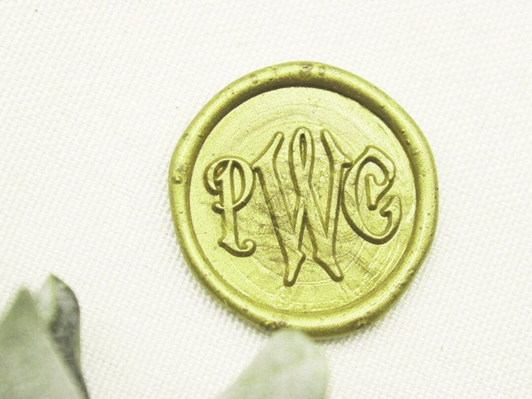 Personalized Monogram Wax Seal Stamp Initials Sealing Wax - Etsy