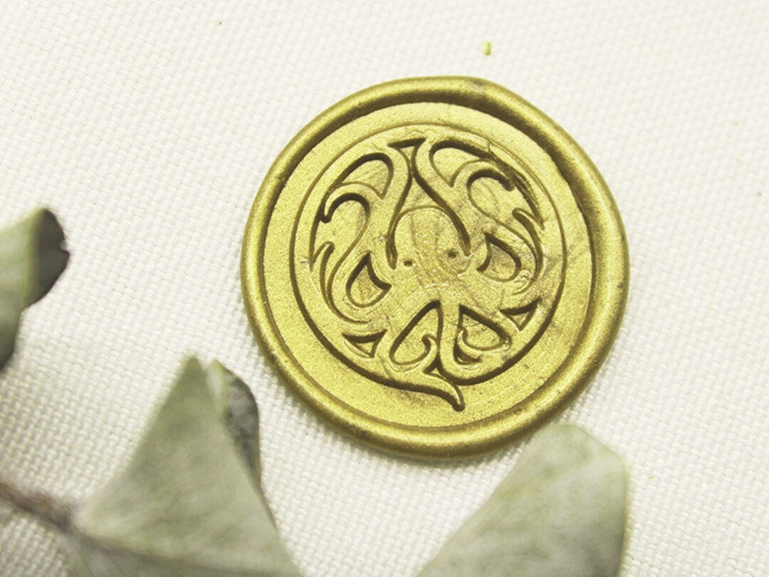 Cute Octopus Design Wax Seal Stamp, Animal Wax Seals Invitation ,wax ...