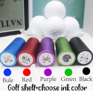 60 Designs Golf Ball Stamp，personalized Name Golf Ball Stamp， Golf Ball ...
