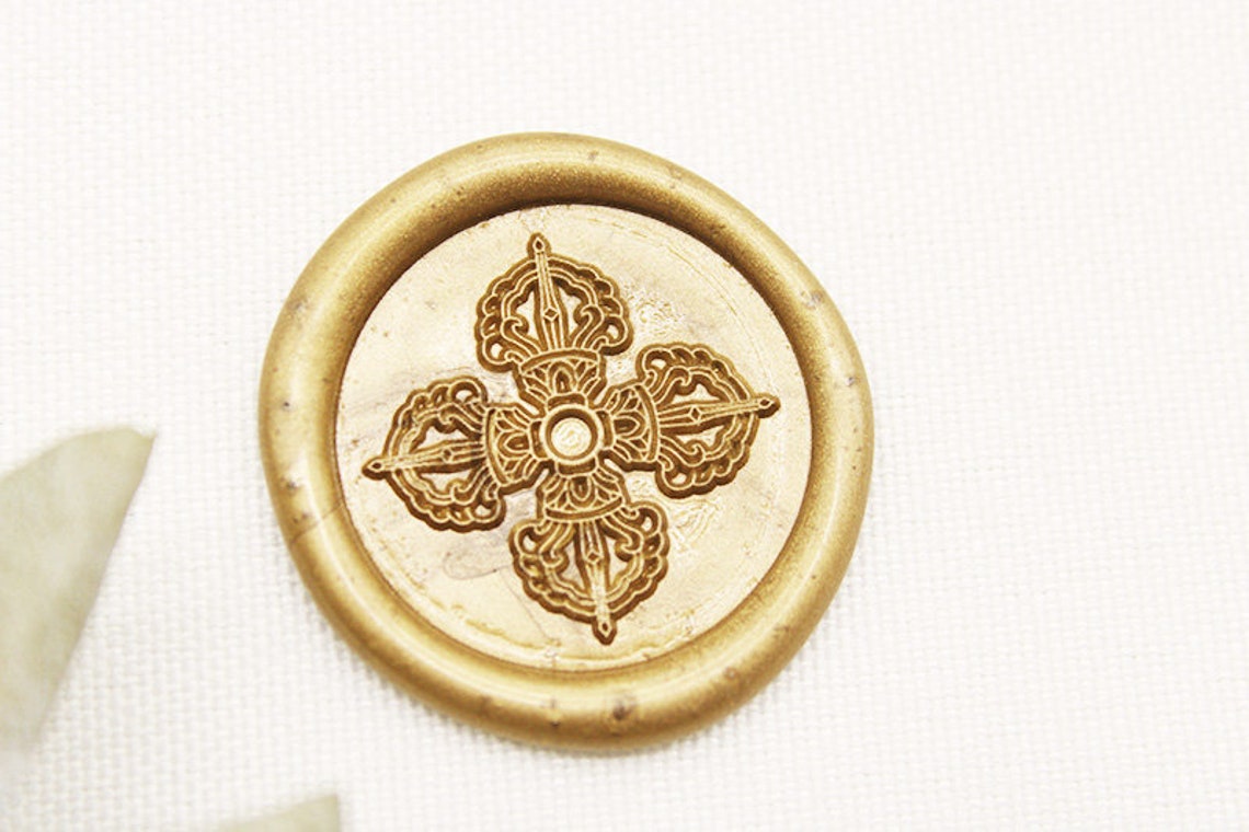 Christian Cross Wax Seal Stamp Religious Symbol Brass Stamp - Etsy