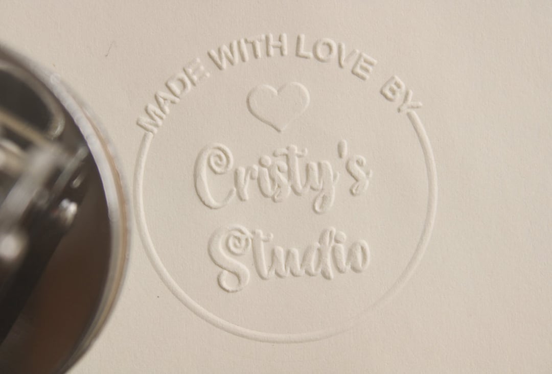 Made With Love Embosser Stamp Embosser, Embosser, Address Embosser ...