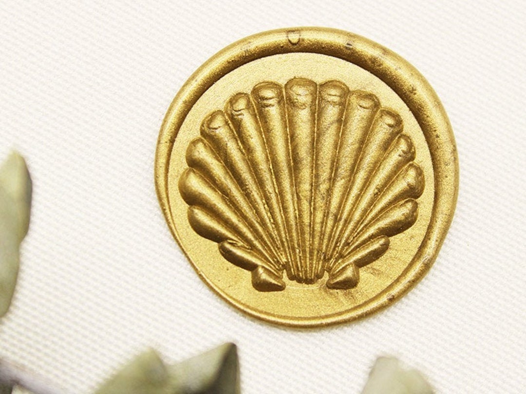 3D Shell Wax Seal Stamp,beach Wedding Seals, 3D Wax Seals ,wedding Wax ...