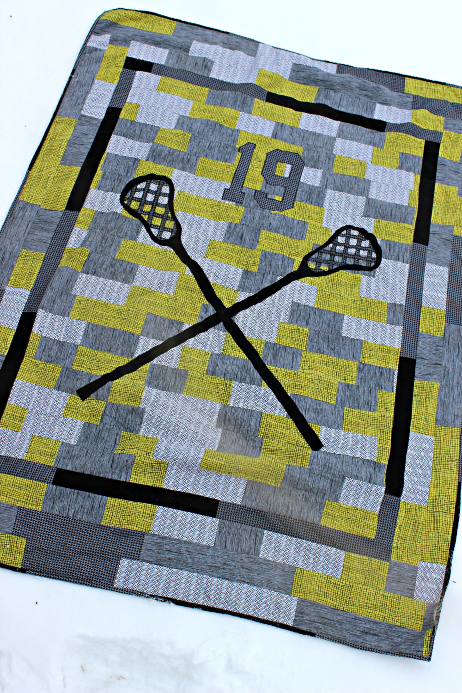 Personalized Lacrosse Quilt, Made to Order Quilt, Lacrosse Quilt - Etsy