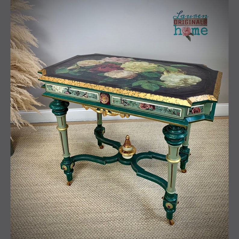 Whimsical Victorian Eastlake Table / Eclectic Moody Maximalism ...