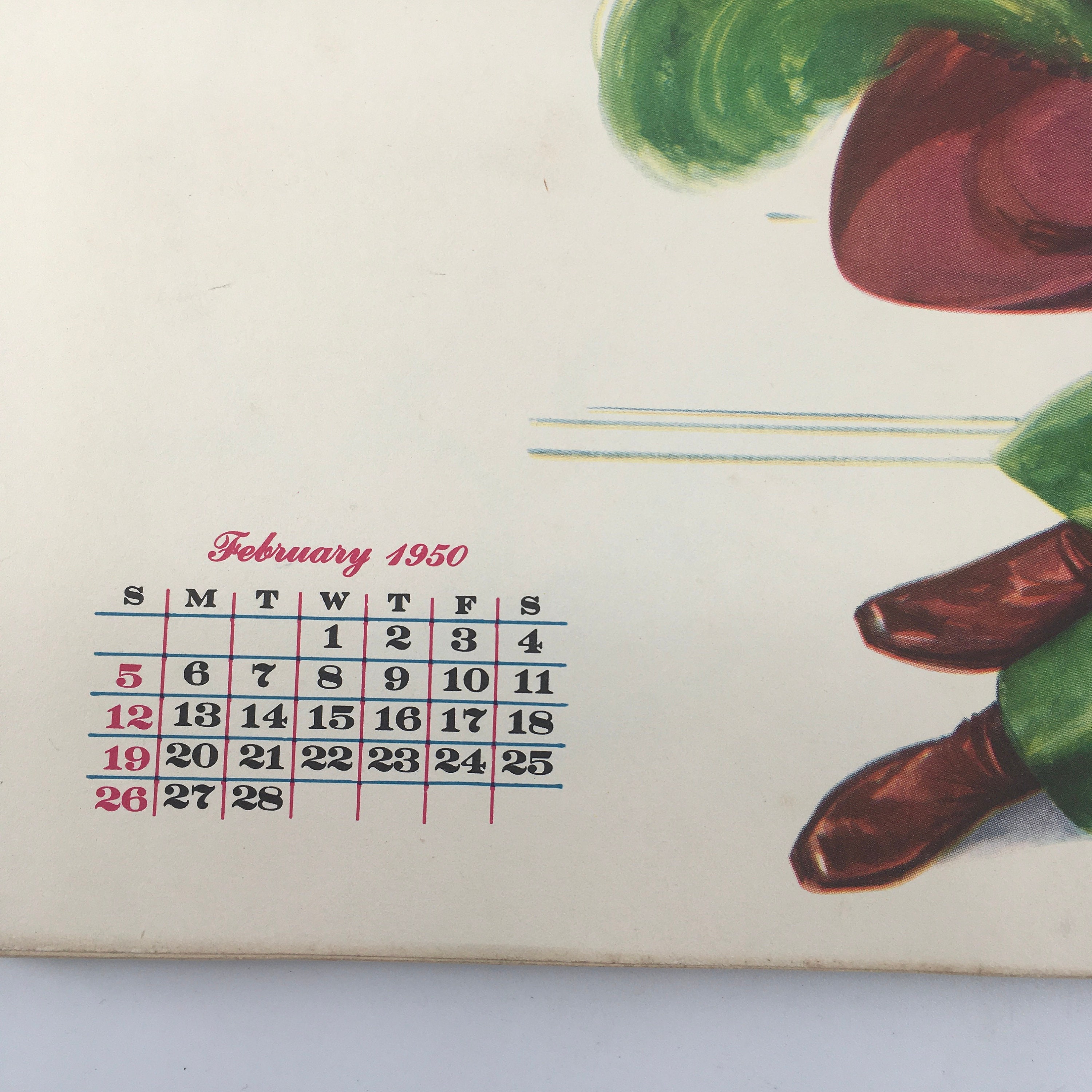 Vintage 1950 Full Year Pin up Girl Calendar by Al Moore - Etsy