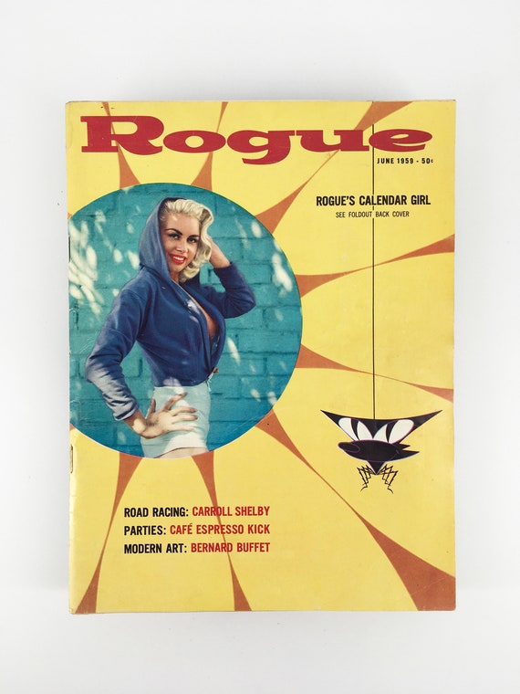 RARE Rogue Adult Magazine JUNE 1959 Carroll Shelby - Etsy