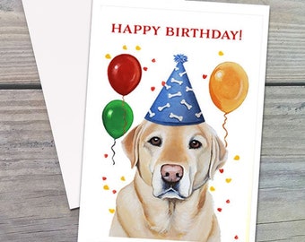 Yellow Lab Birthday - Etsy