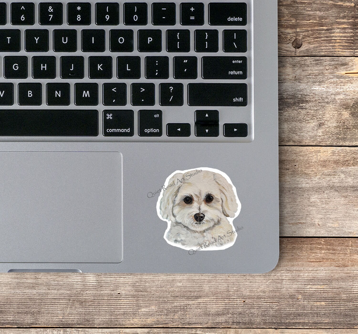 Maltese Terrier Vinyl Sticker, Water Bottle Sticker, Laptop Sticker ...