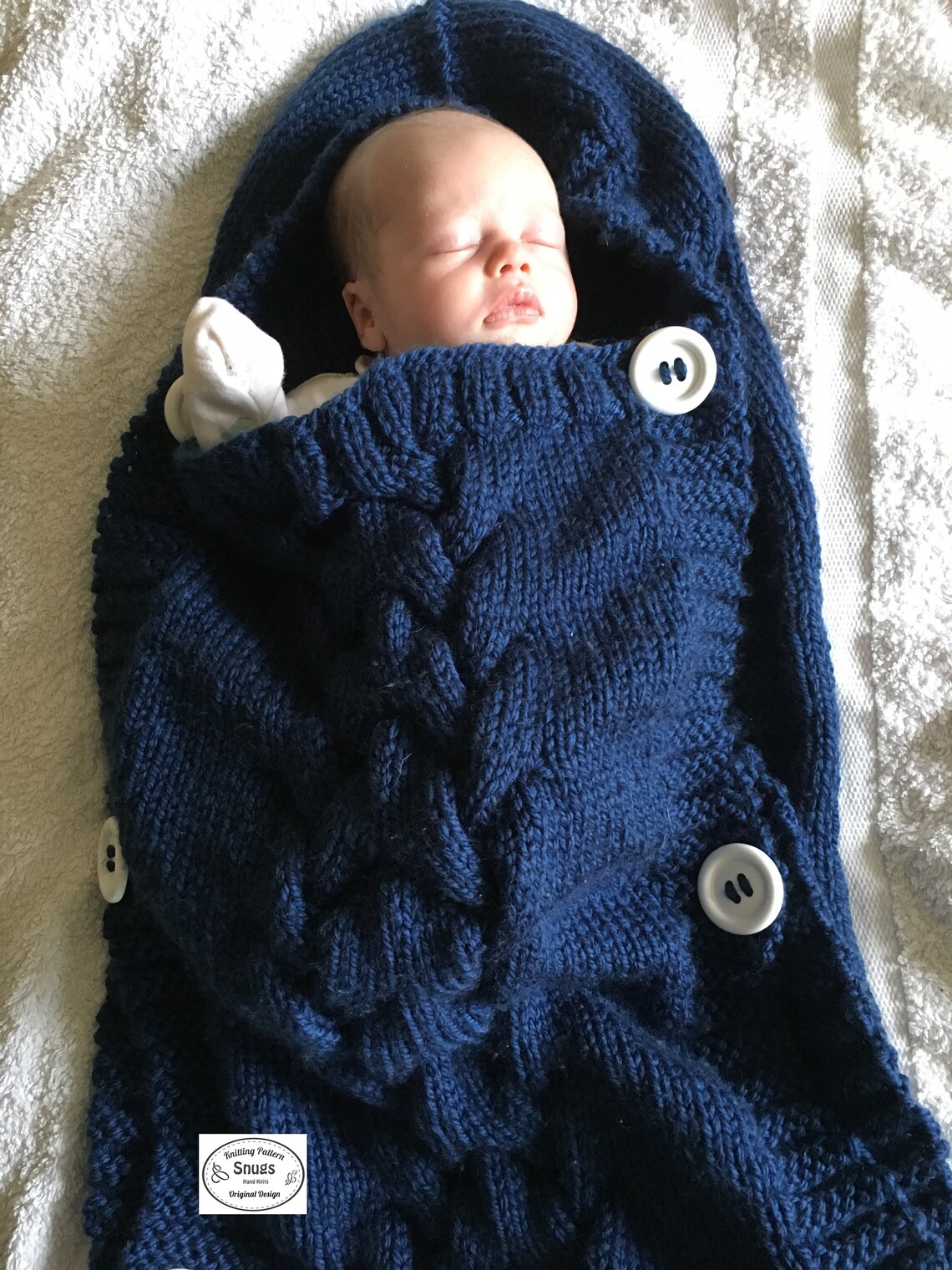 Baby Bunting Bag - Knitting Pattern - Instant Download - Etsy