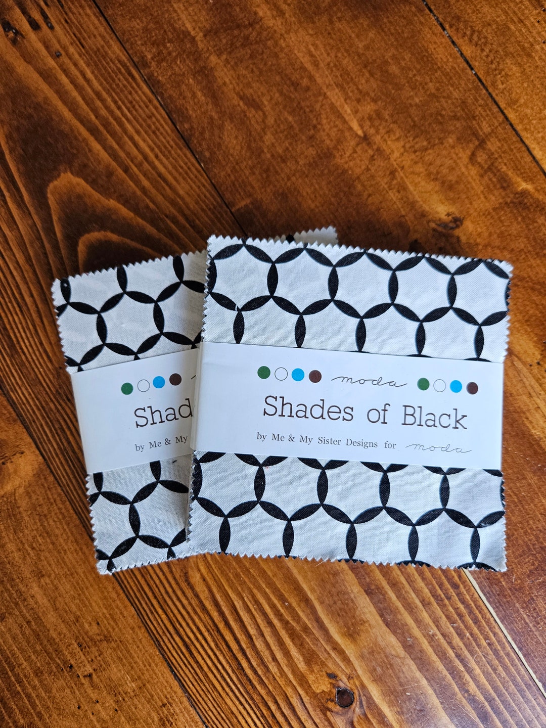 Shades of Black by Me and My Sister Designs for Moda Charm Pack - Etsy