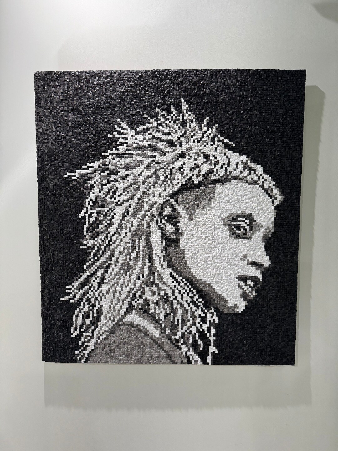 Clay Pixel Art Portrait of Yolandi Visser - Etsy