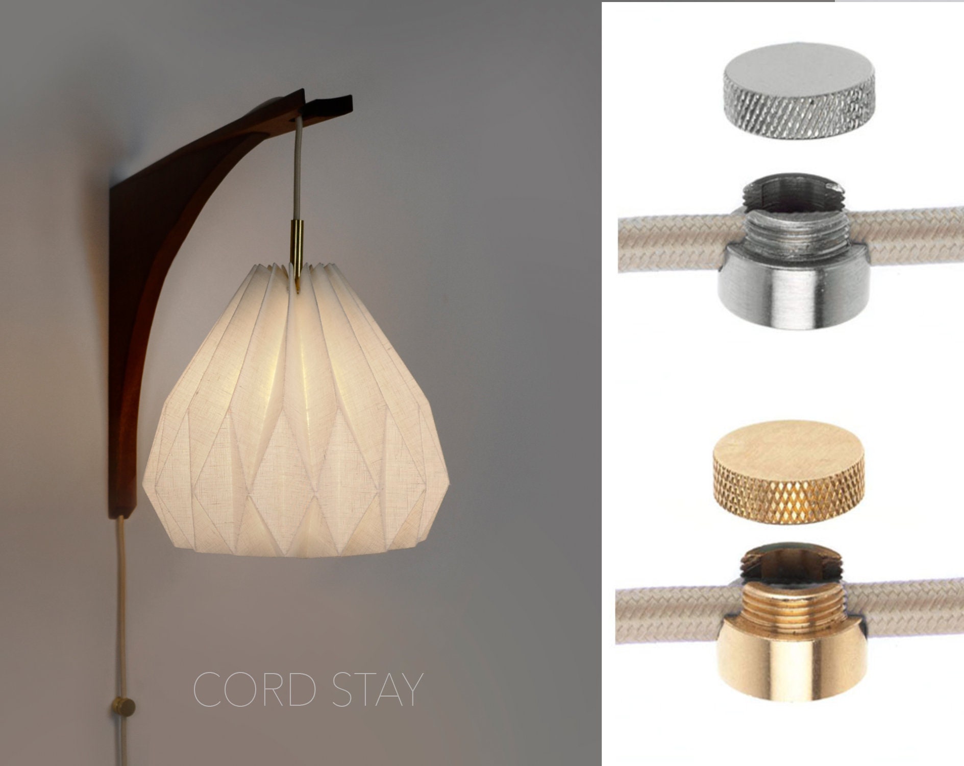 Wall Pendant Light / Hanging Lamp With Wooden Bracket / 100% - Etsy