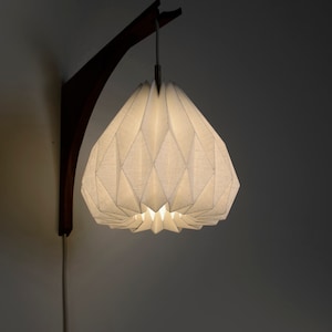 Wall Pendant Light / Hanging Lamp With Wooden Bracket / 100% - Etsy