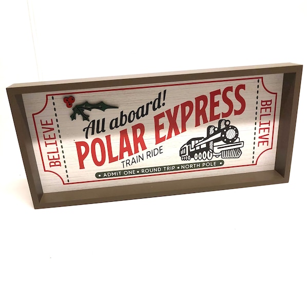 Polar Express Sign - Etsy