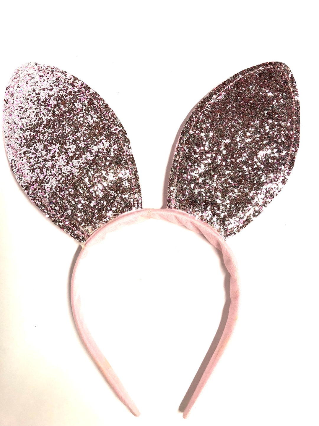 Pink Glitter Bunny Ears,kids Headband, Easter Bunny, Easter Basket ...