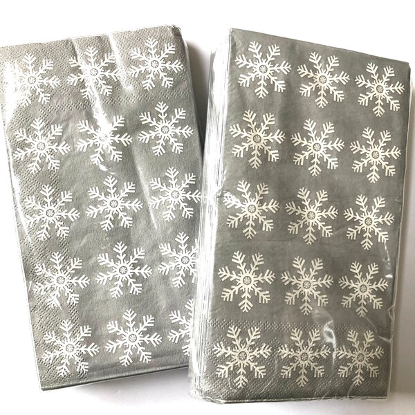 Snowflake Napkins - Etsy