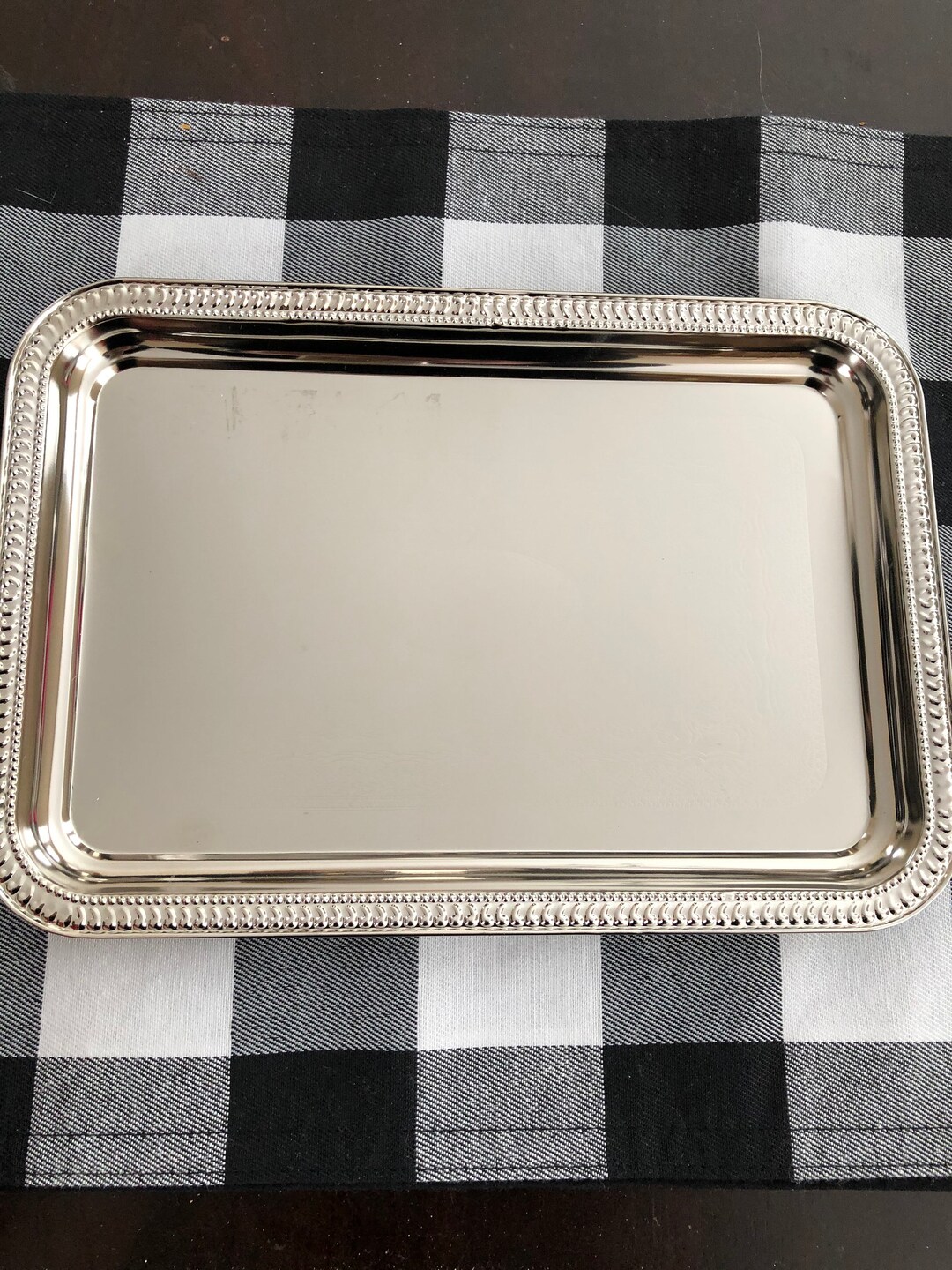 Silver Tray,rectangular Tray,decorative Tray,party Platter,plant Tray ...