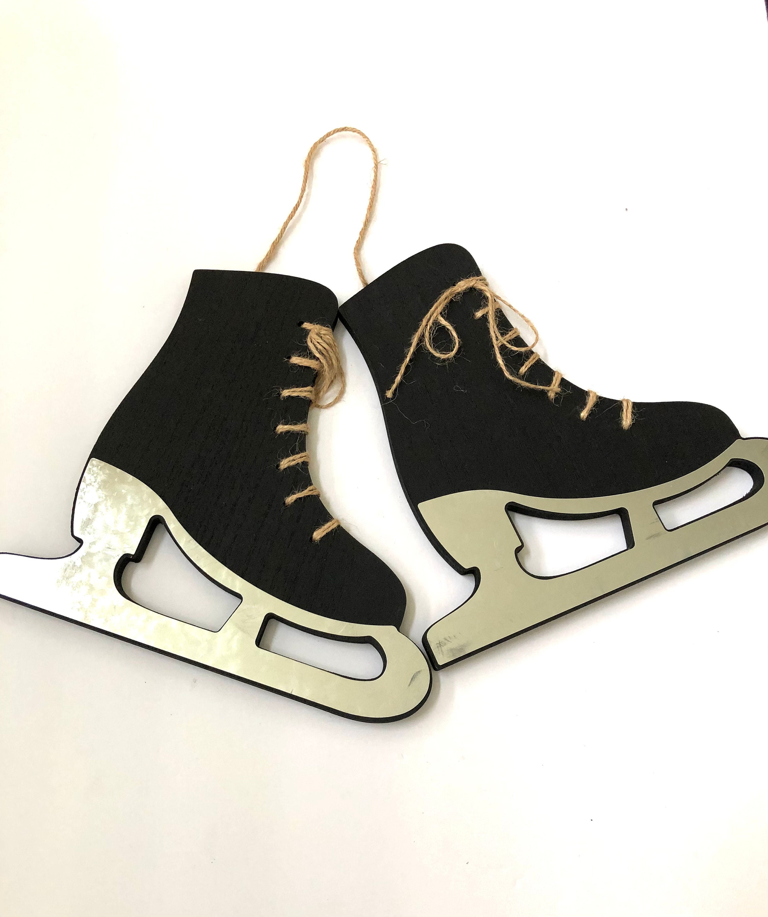 Hanging Ice Hockey Skates