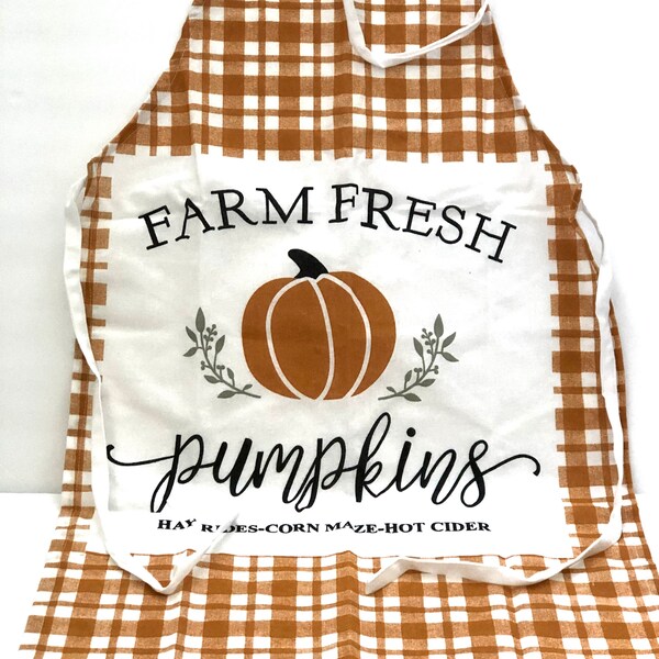 Fall Apron - Etsy