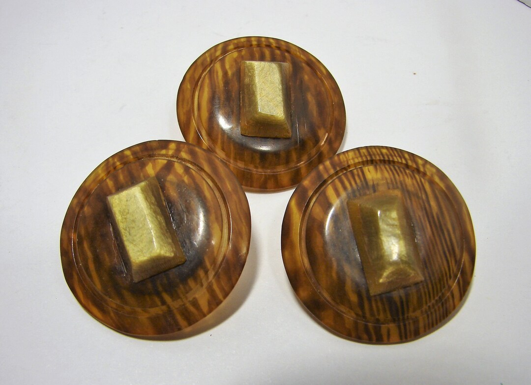 Vintage Buttons Tortoise Shell (3), Vintage Button, Tortoise Shell ...