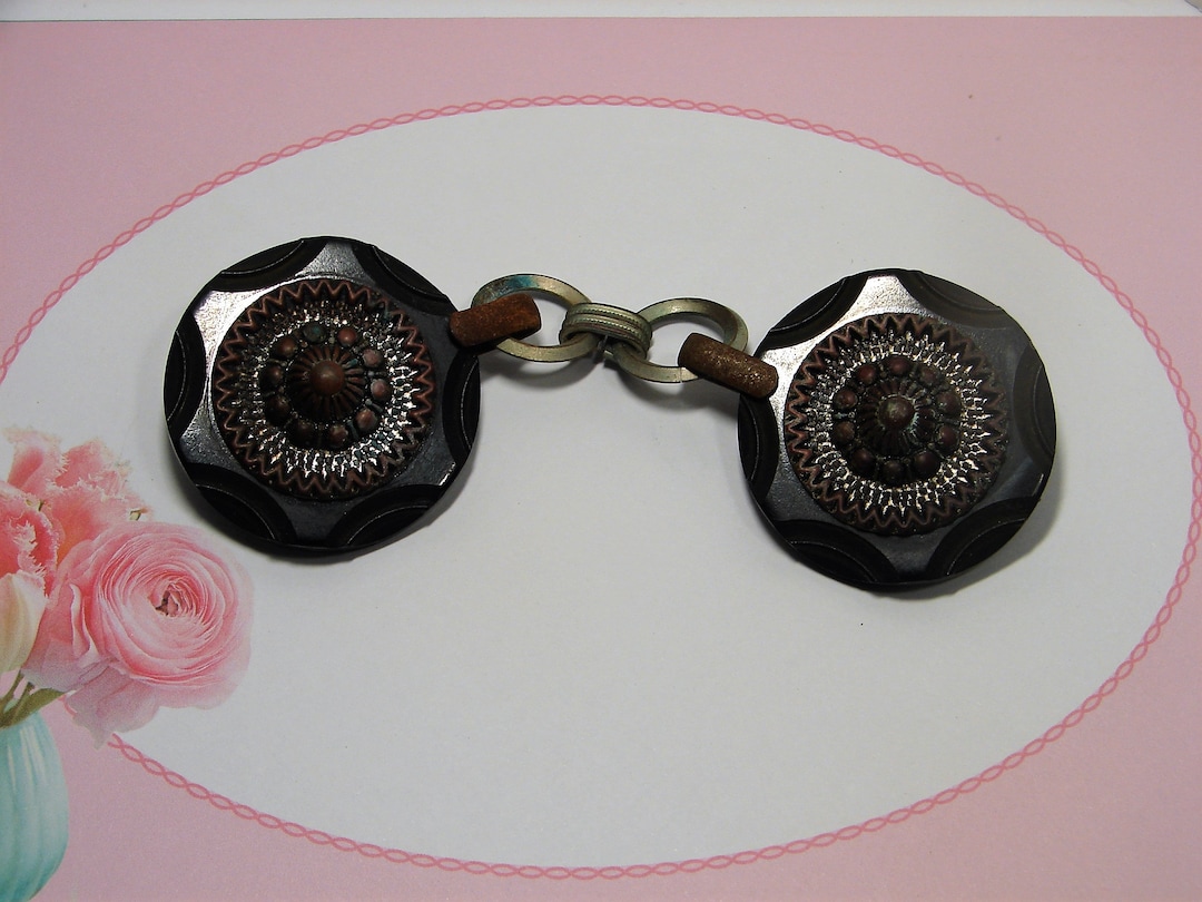 Victorian Cape Cloak Button Closure, Cloak Button Closure, Cape Button ...