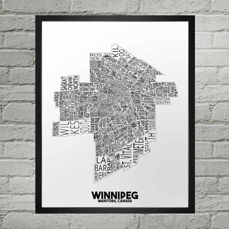 Abstract Winnipeg Art - Etsy