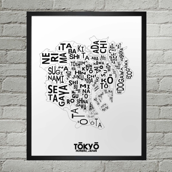 Tokyo Subway Map - Etsy
