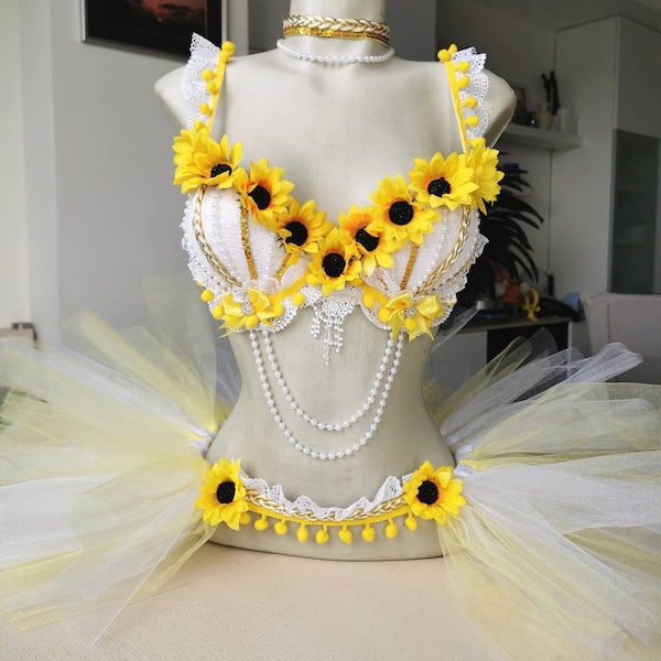 Sunflower Tutu Outfit - Etsy