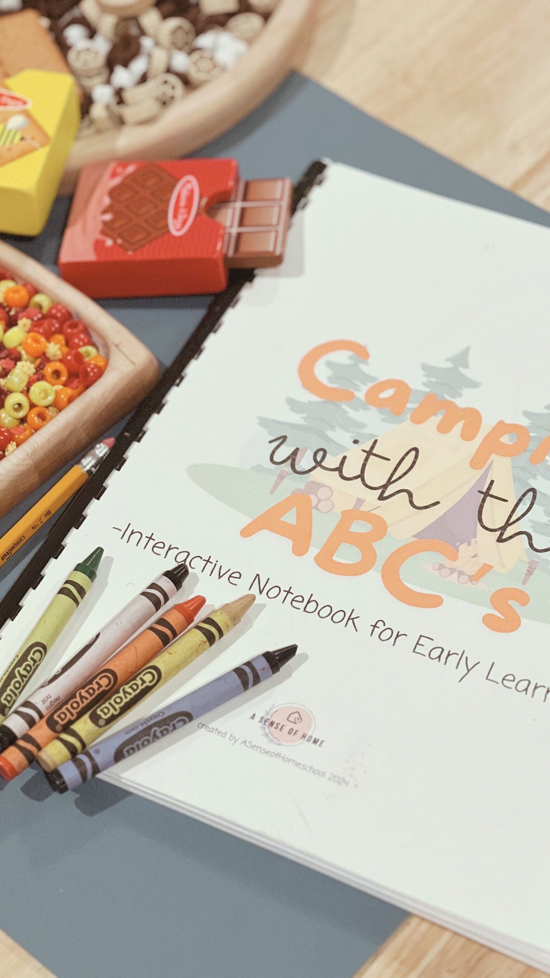 Interactive Notebook, Printables, Notebook, Camping Unit - Etsy