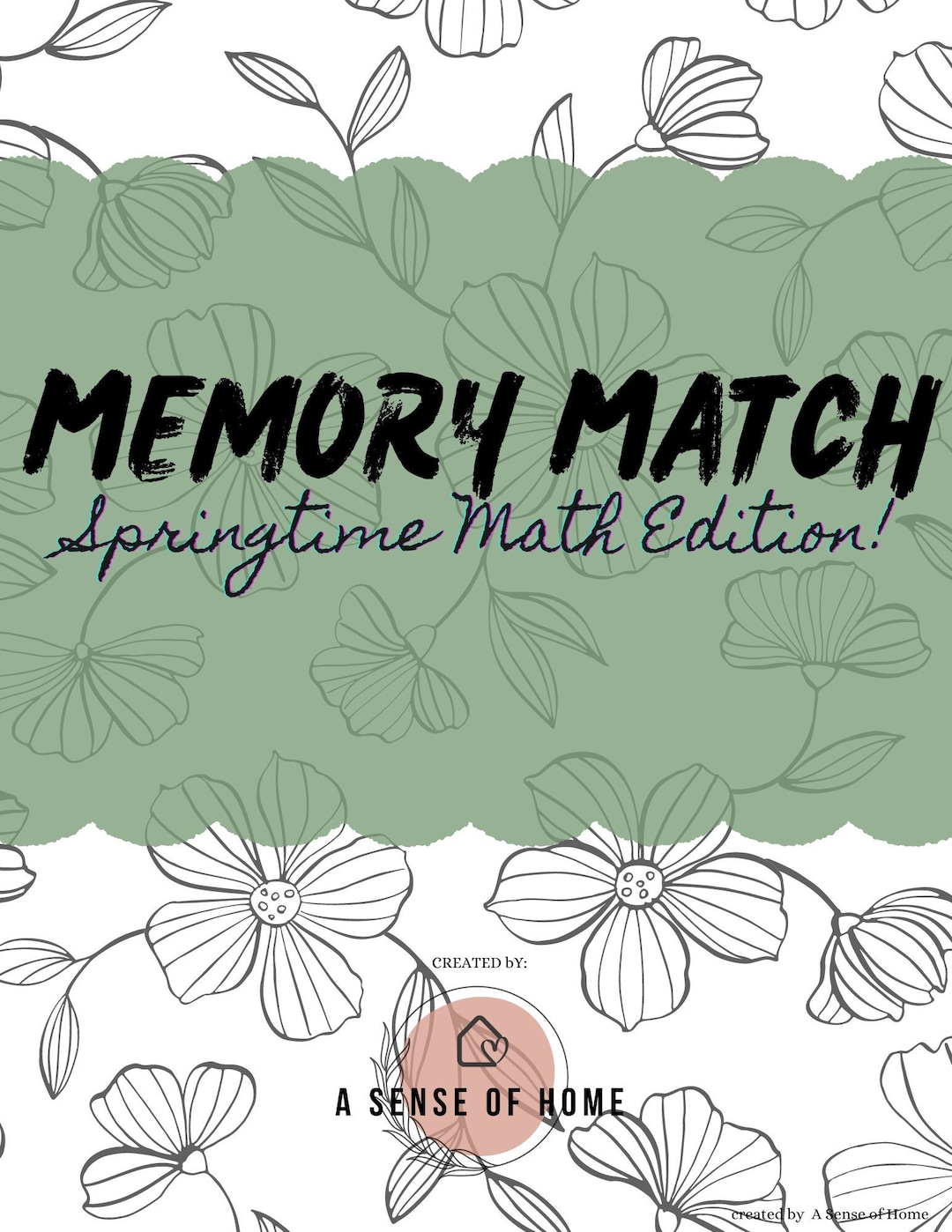 Memory Match- Counting Game - Etsy