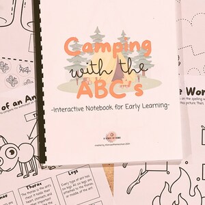 Interactive Notebook, Printables, Notebook, Camping Unit - Etsy