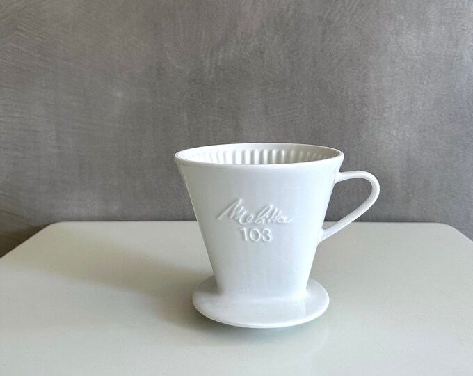 Melitta Filter 103, 1-hole Filter, Porcelain Coffee Filter, Barista ...