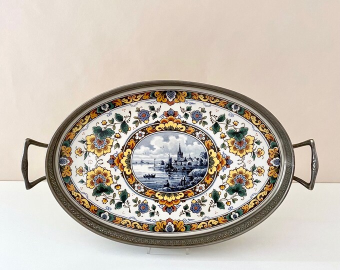 Westraven Delft Porcelain Tray, Delft Ceramics, Retro Cottage, Delft ...