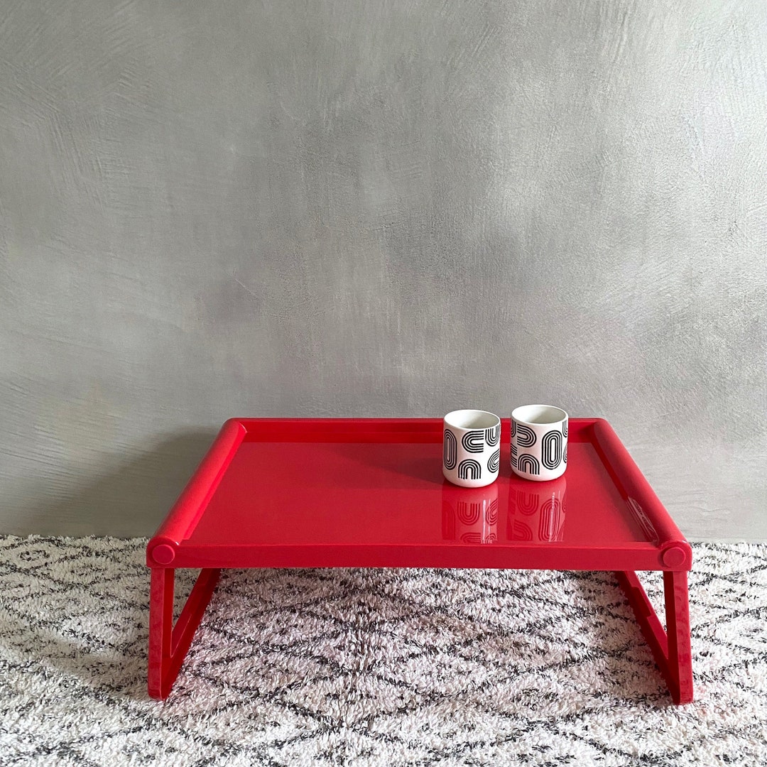 Guzzini Tray Red, Bed Tray Jolly, Luigi Massoni - Etsy