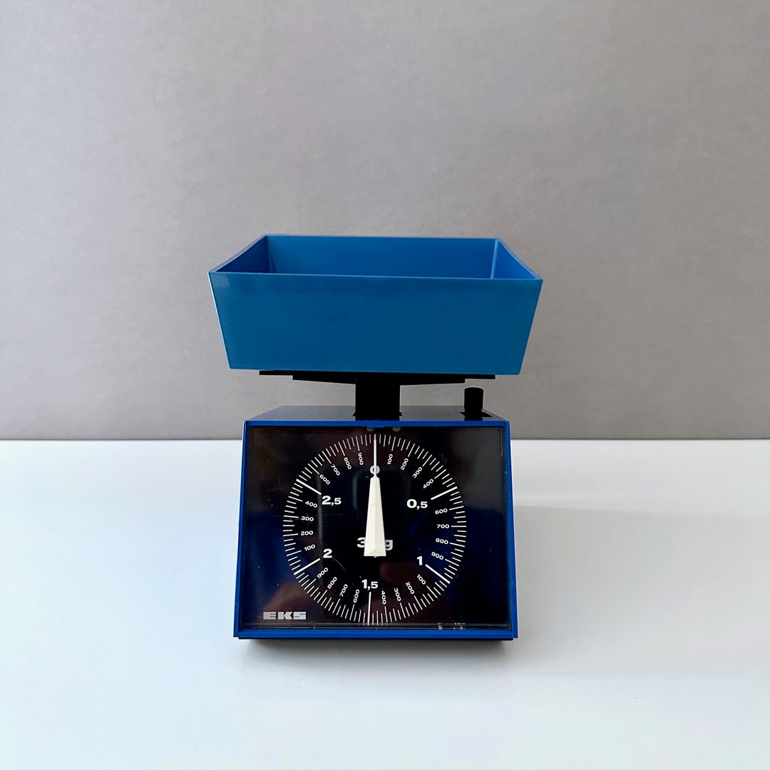EKS Kitchen Scales, Blue Scales, Vintage Scales, Retro Kitchen, 80s - Etsy