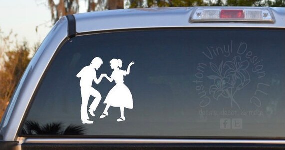 Shag Car Decal Carolina Shag Self Adhesive Vinyl Decal | Etsy