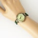 Unisex Wrist Watch Dark Green Strap Watch Casual Watch - Etsy