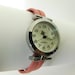 Women's Watch With Leather Band, Pastel Pink Color. Watch for Women ...