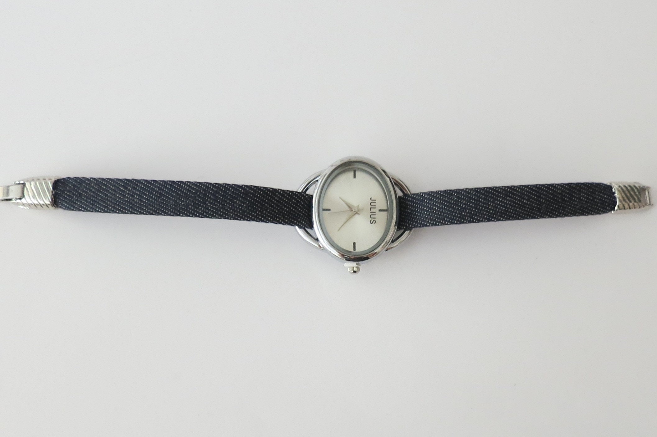Denim watch for women blue jeans watch women's watch | Etsy
