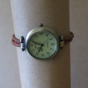 Simple Watch for Women, Leather Wrist Watch, Leather Watch, Retro ...