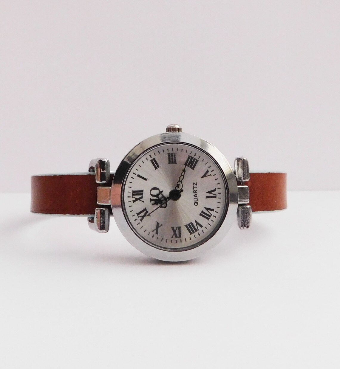 Simple Leather Watch for Women Leather Wristwatch Retro - Etsy