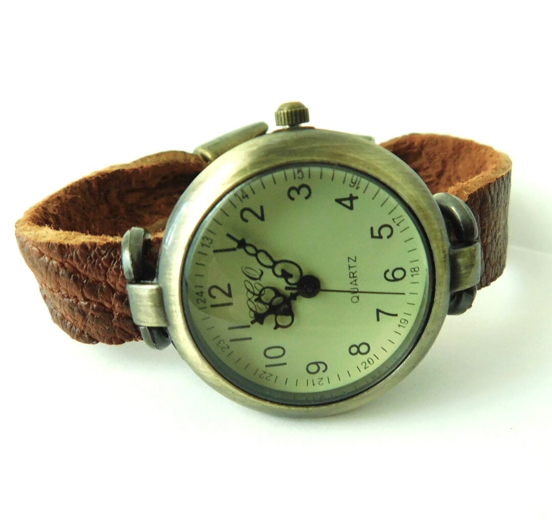 Unique Watch for Women With Custom Size Leather Band. Retro - Etsy