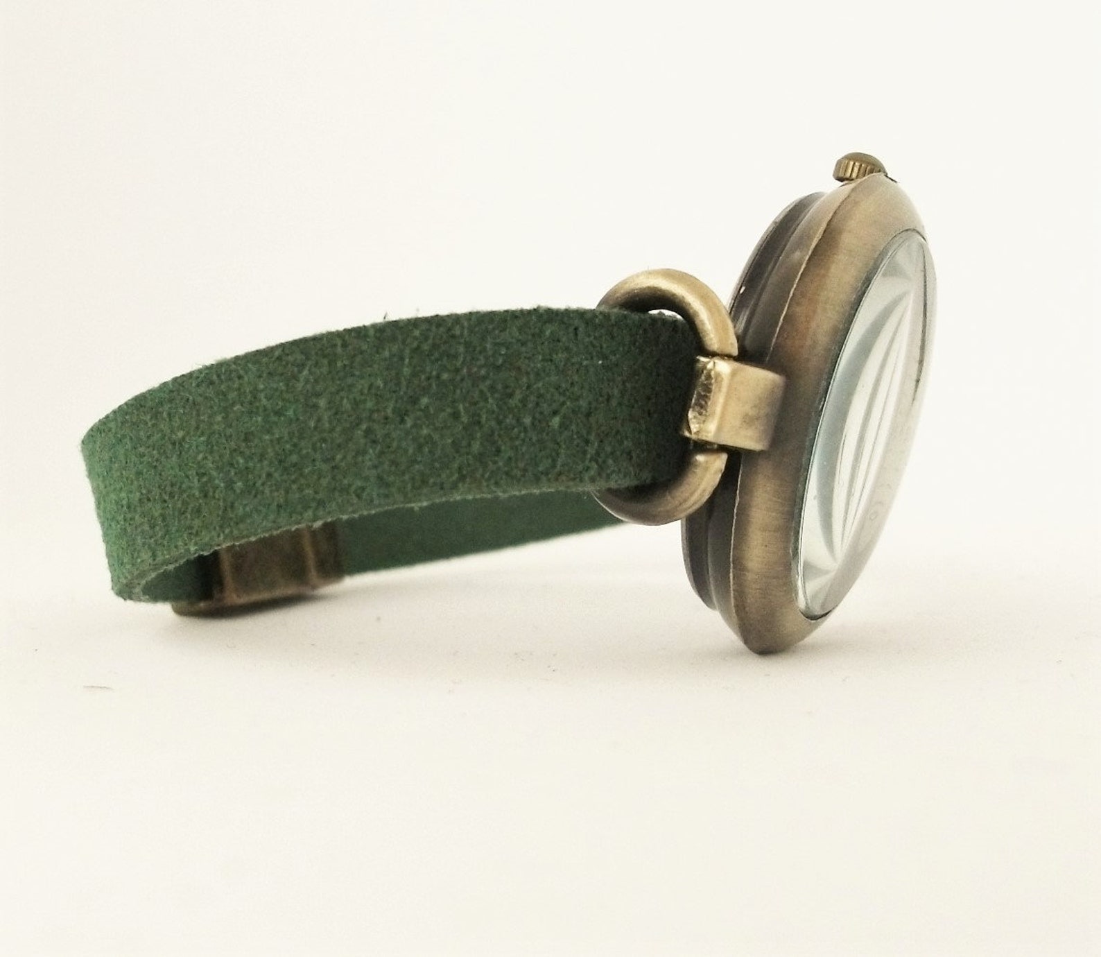 Unisex Wrist Watch Dark Green Strap Watch Casual Watch - Etsy