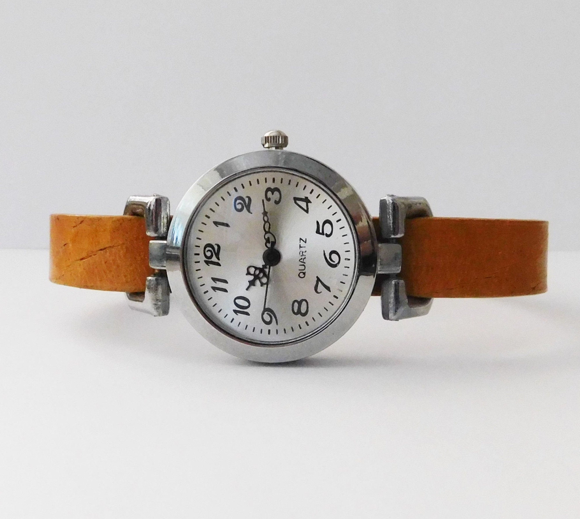 Simple Watch for Women Leather Strap Women's Watch - Etsy