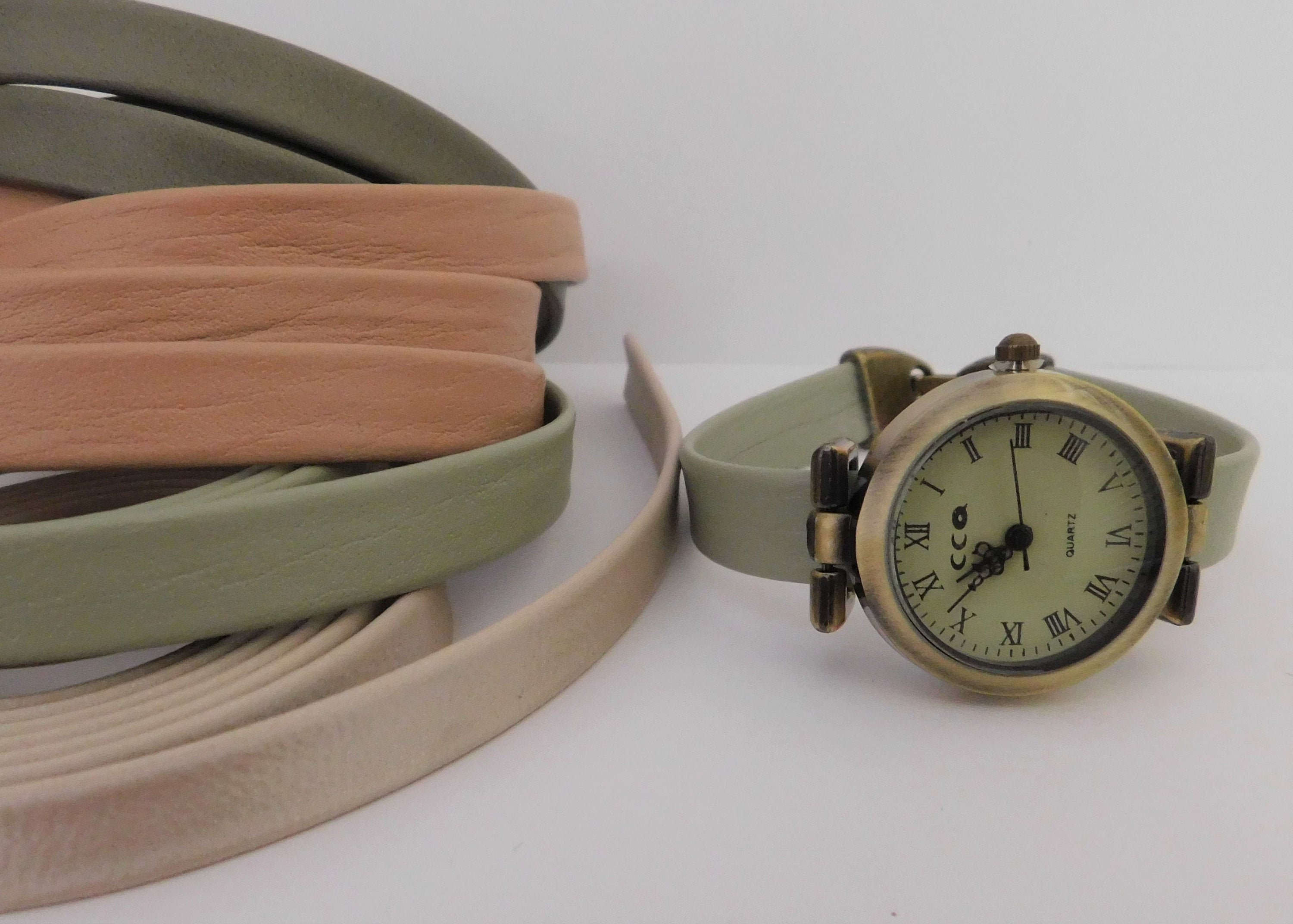 Simple Watch for Women Wrist Watch With Pastel Colors Eco | Etsy