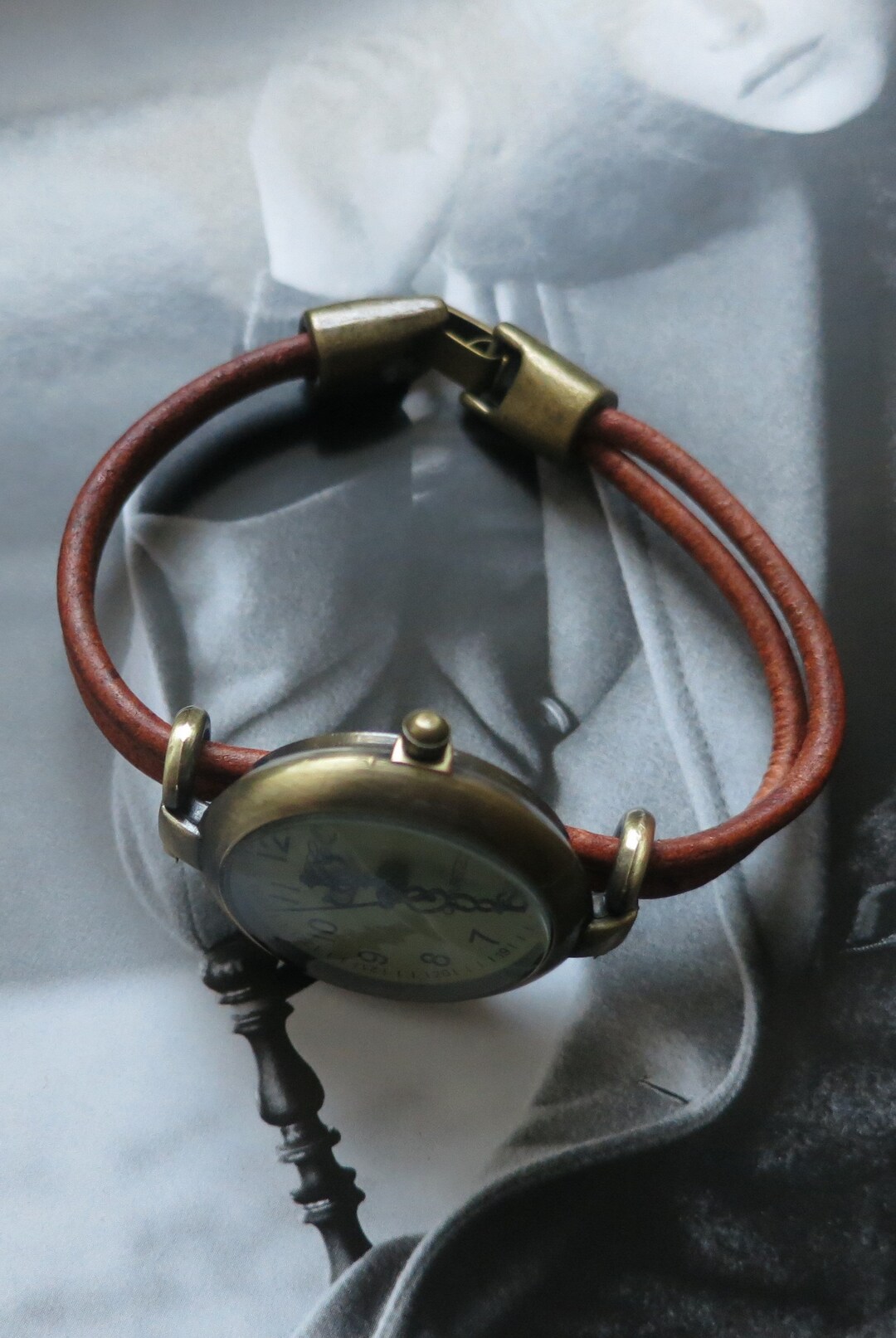 Simple Watch for Women, Leather Wrist Watch, Leather Watch, Retro ...