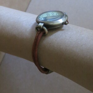Simple Watch for Women, Leather Wrist Watch, Leather Watch, Retro ...