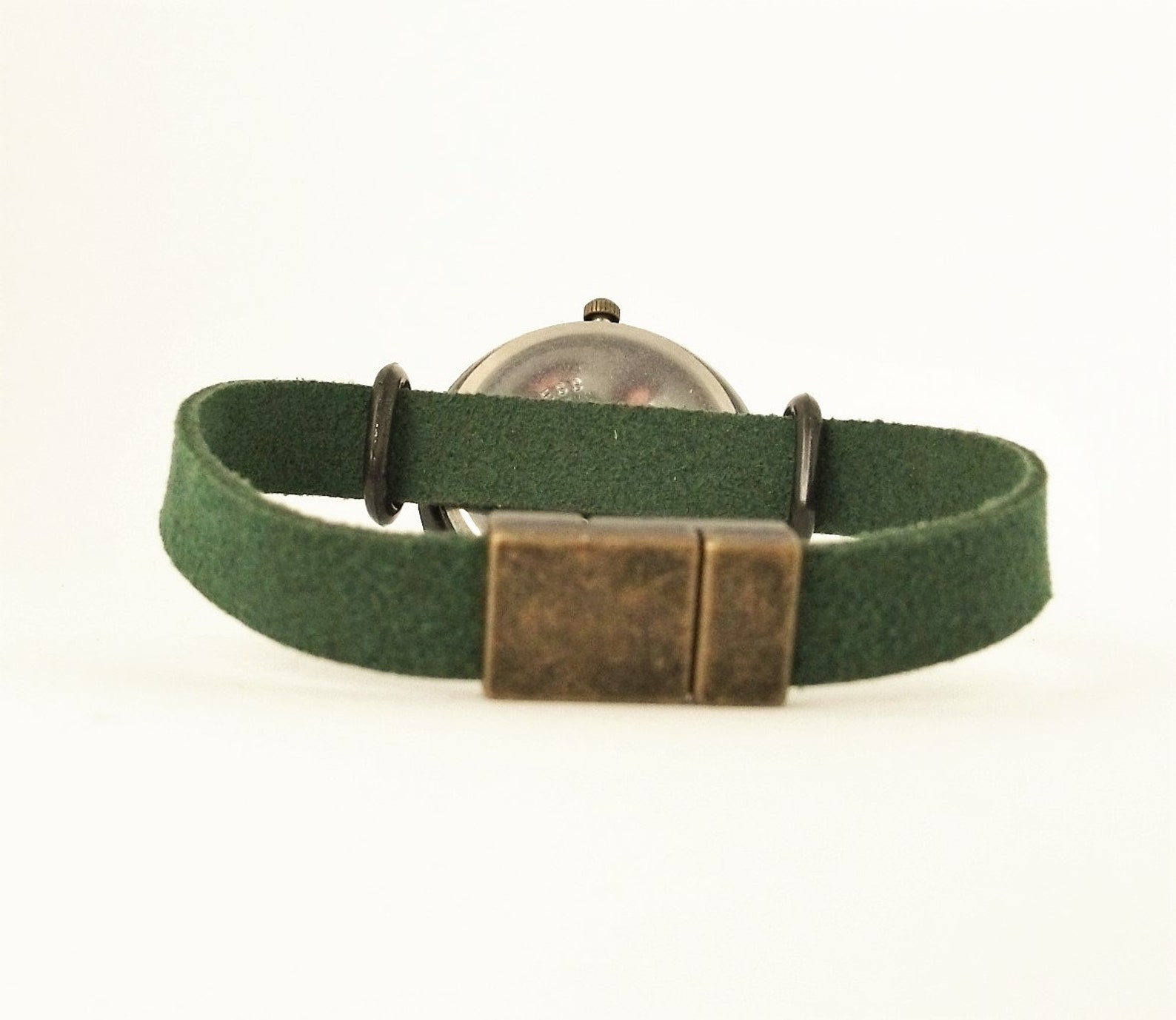 Unisex Wrist Watch Dark Green Strap Watch Casual Watch - Etsy