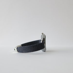 Denim Watch for Women, Blue Jeans Watch, Women's Watch Denim Band, Oval ...